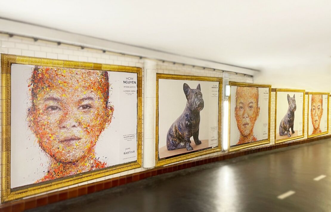 GALERIES BARTOUX S’EXPOSE DANS LE MÉTRO ! | Galeries Bartoux